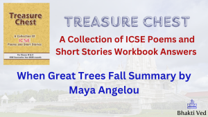 When Great Trees Fall Poem Summary, Theme, Critical Analysis by Maya ...
