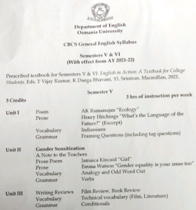 OU Degree 5th Sem English Study Material Notes Syllabus – Bhakti Ved